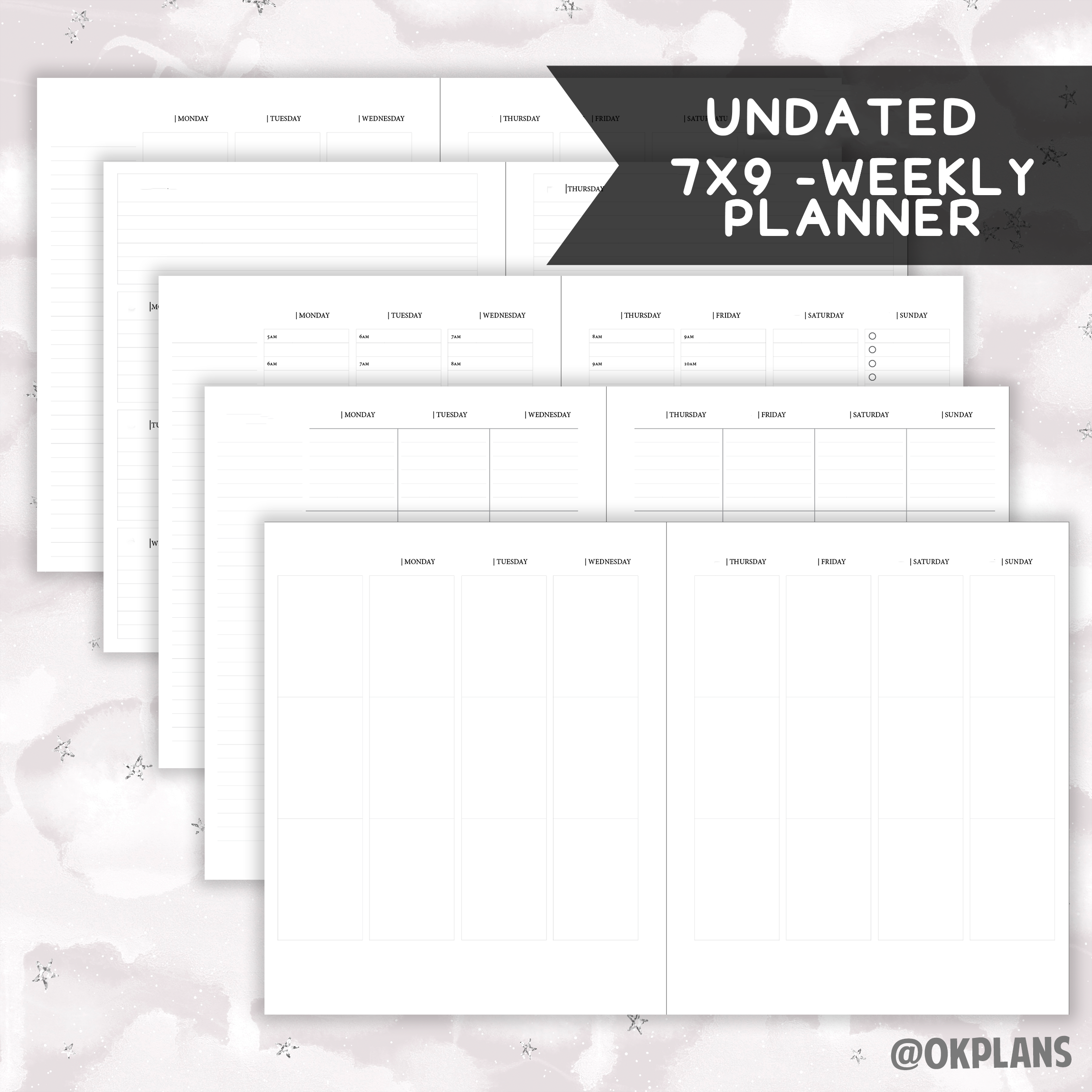 7x9 Planners – OKPLANS